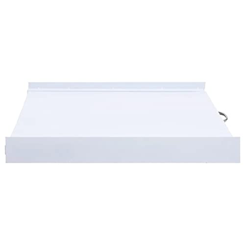vidaXL Double Washing and Drying Machine Pedestal with Drawers Household Laundry Washer Dryer Pedestal Stand Washing Machine Stacking Kit Raiser White