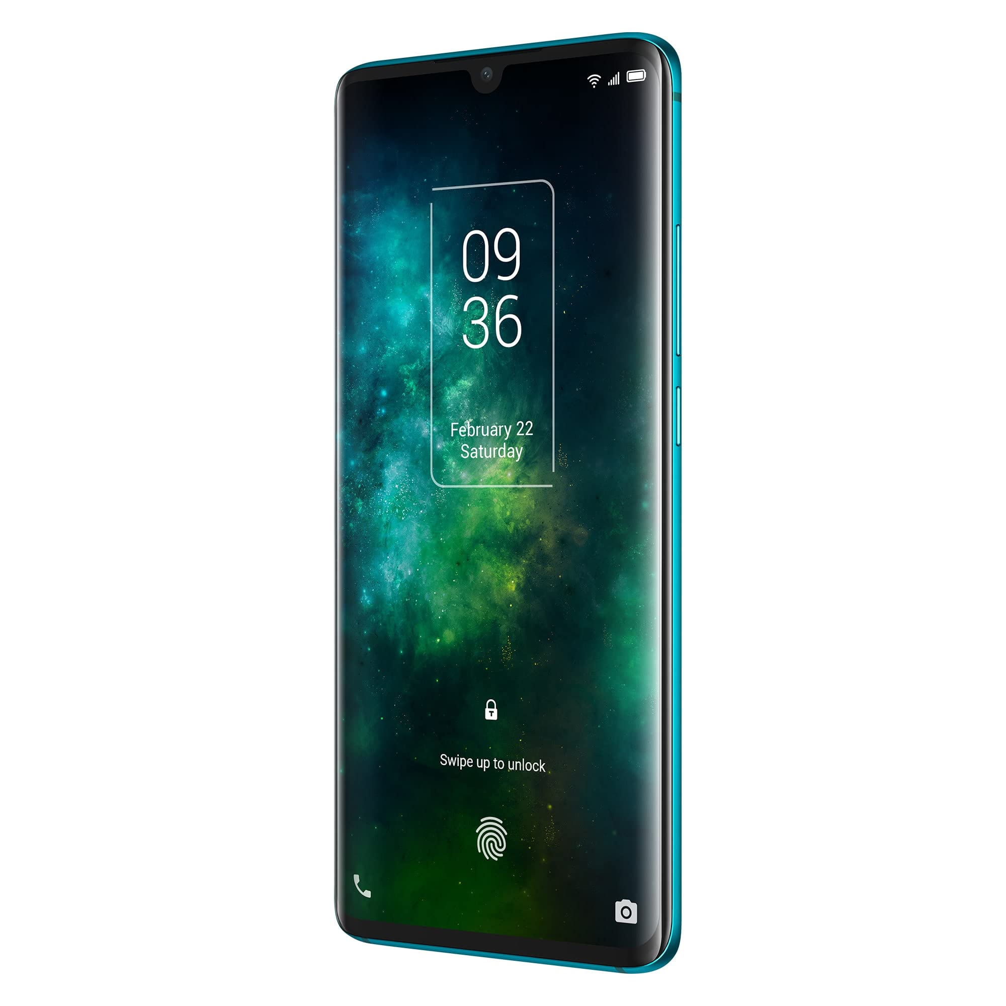 TCL 10 Pro Unlocked Android Smartphone with 6.47" AMOLED FHD + Display, 64MP Quad Rear Camera System, 128GB+6GB RAM, 4500mAh Fast Charging Battery - Forest Mist Green