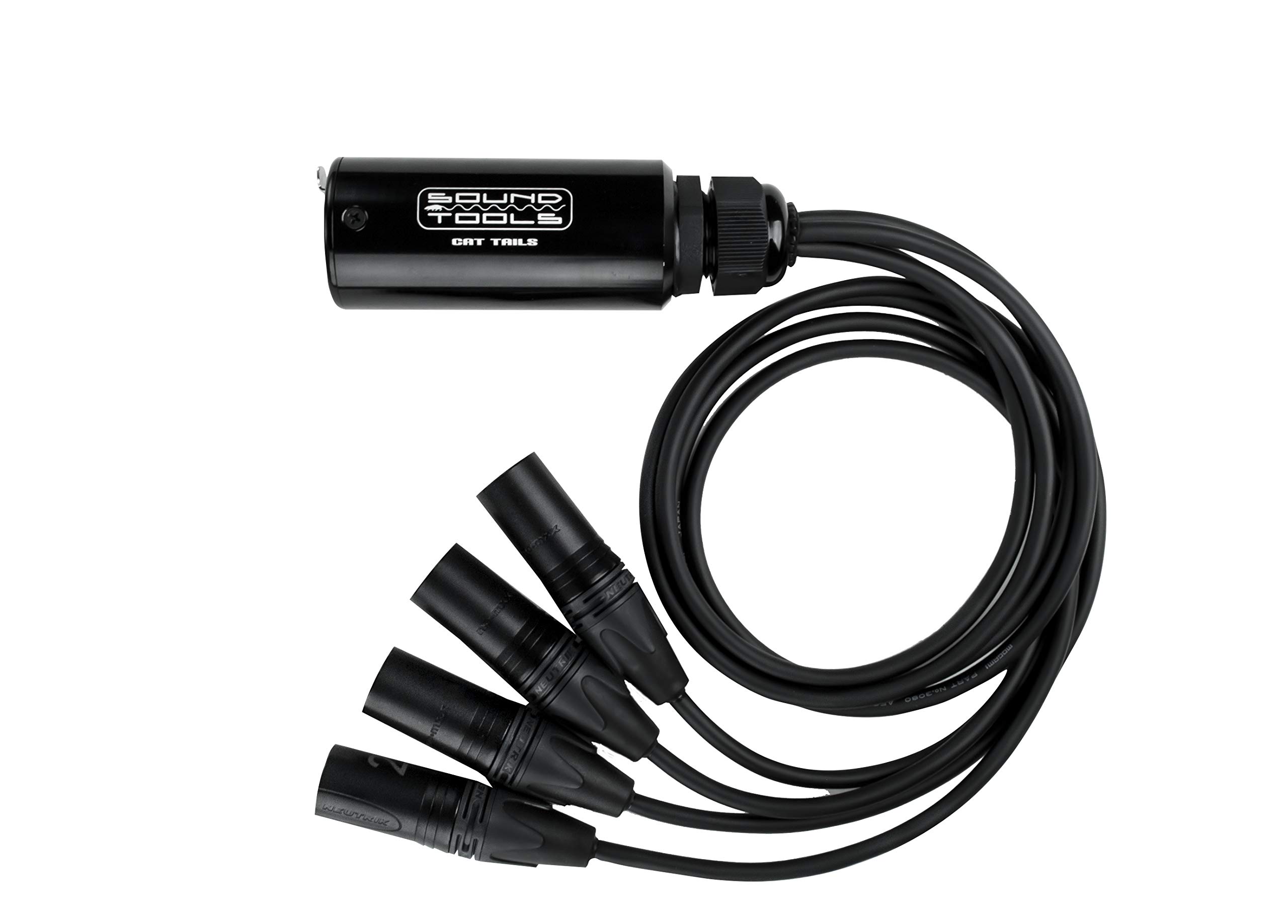 Sound Tools CAT Tails FX - Female XLR Breakout 4 Lines of XLR Analog Audio, AES3, DMX or COM