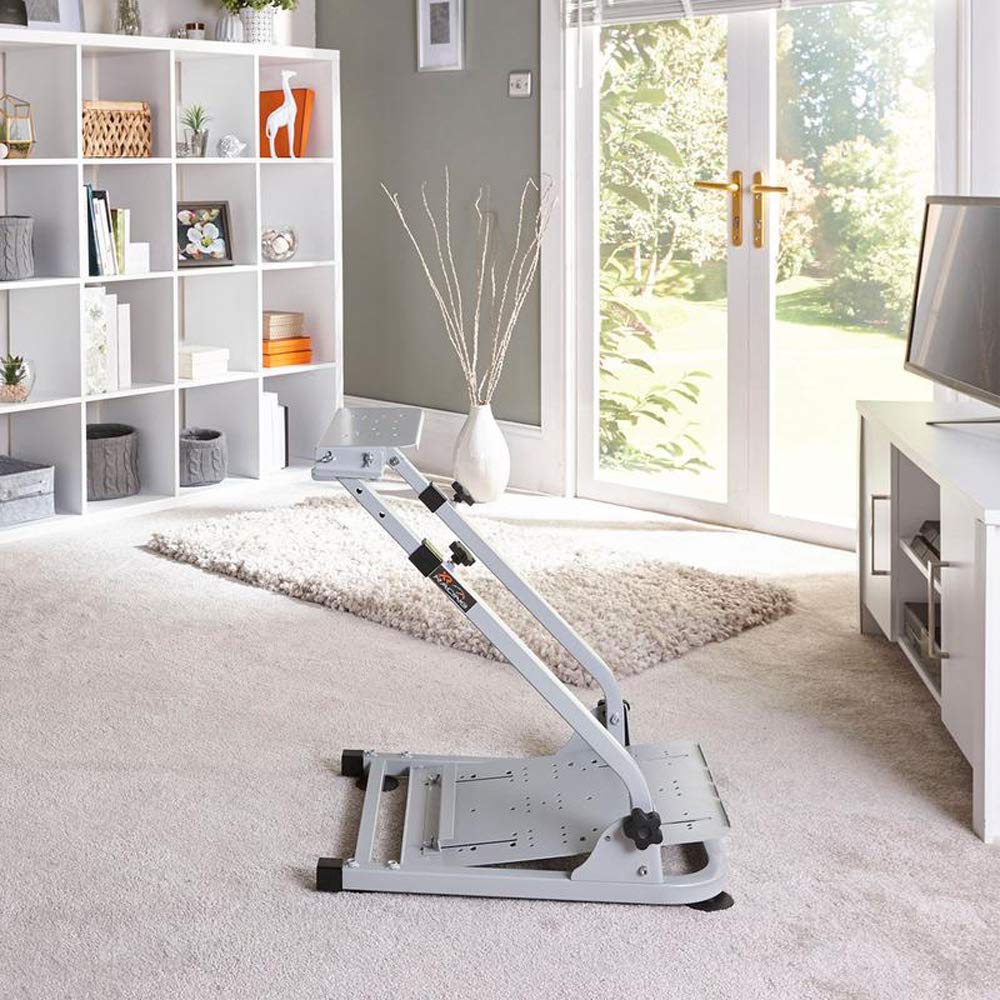 X-Rocker XR Racing Rig Wheel Stand Compatible with Most Racing Wheel Accessories - Grey