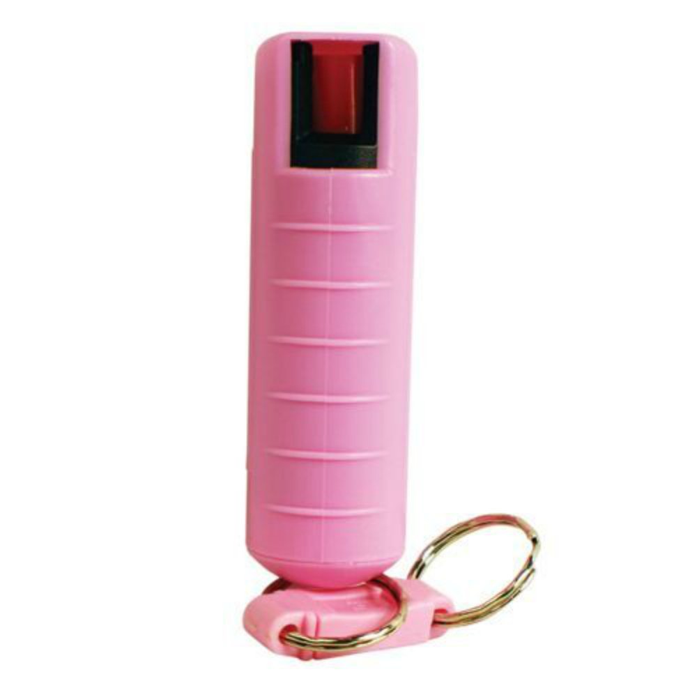 Self Defense Protection Bundle (1) Runt 20 Million Volt Stun Gun (1) Pepper Shot .5 OZ O.C. Pepper Spray with Quick Release Key Ring