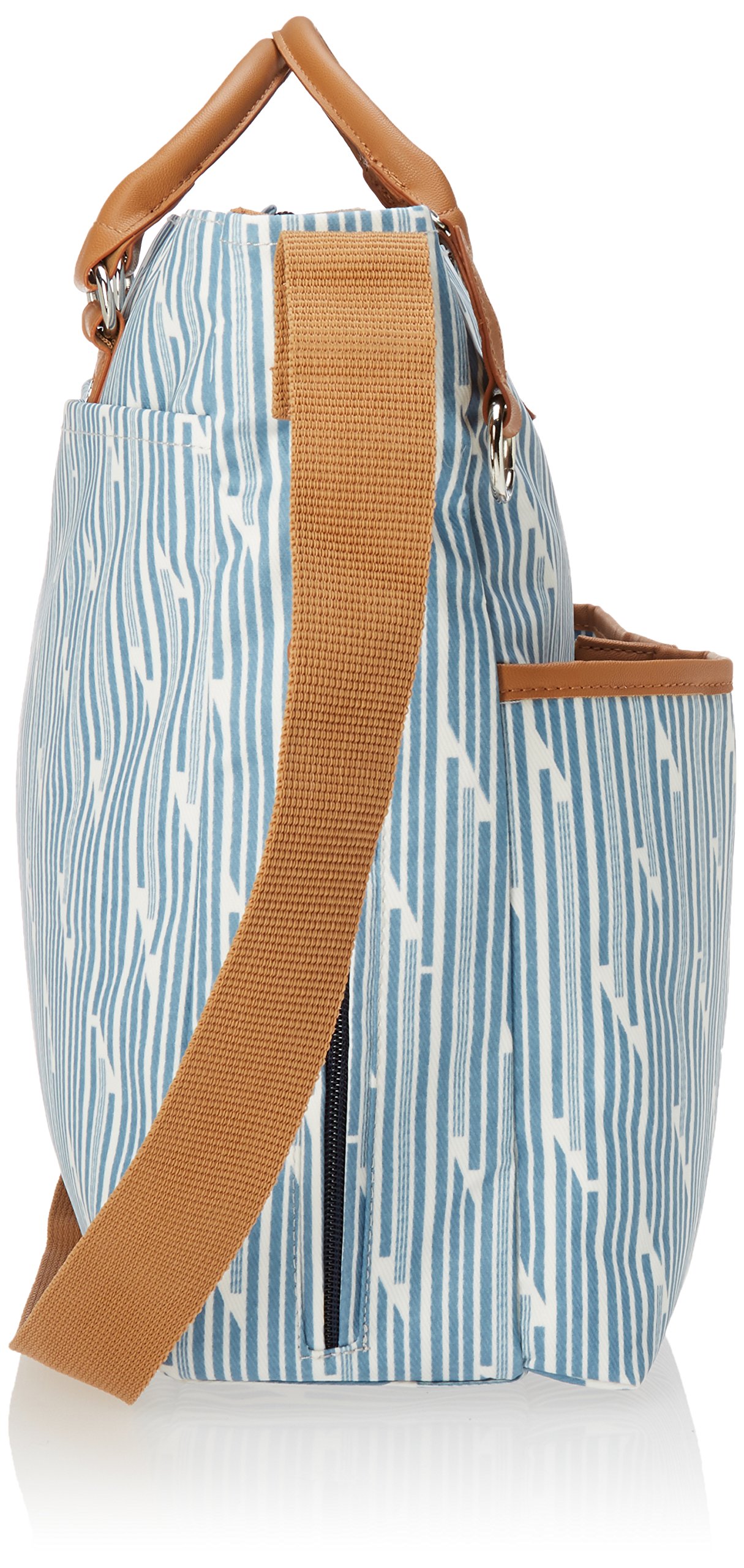 Skip Hop Duo Special Edition Carry All Travel Diaper Bag Tote with Multipockets, One Size, Blueprint Stripe