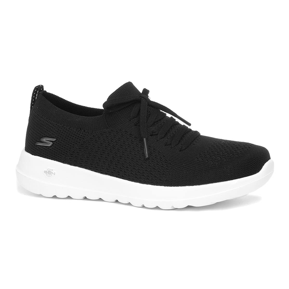 Skechers Women's Performance Go Walk Joy Faux Tie Slip-On Walking Shoes, White, 7.5