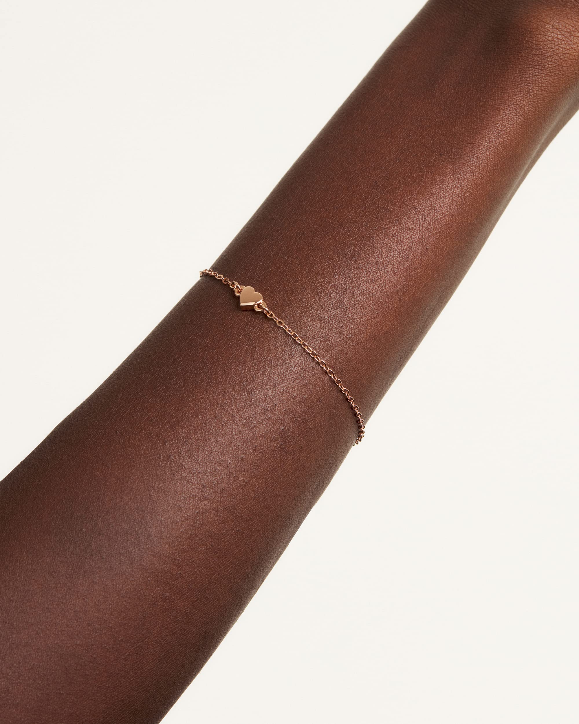 Ted Baker Women's Harsaa Tiny Heart Chain Bracelet (Rose Gold-Tone Plated)