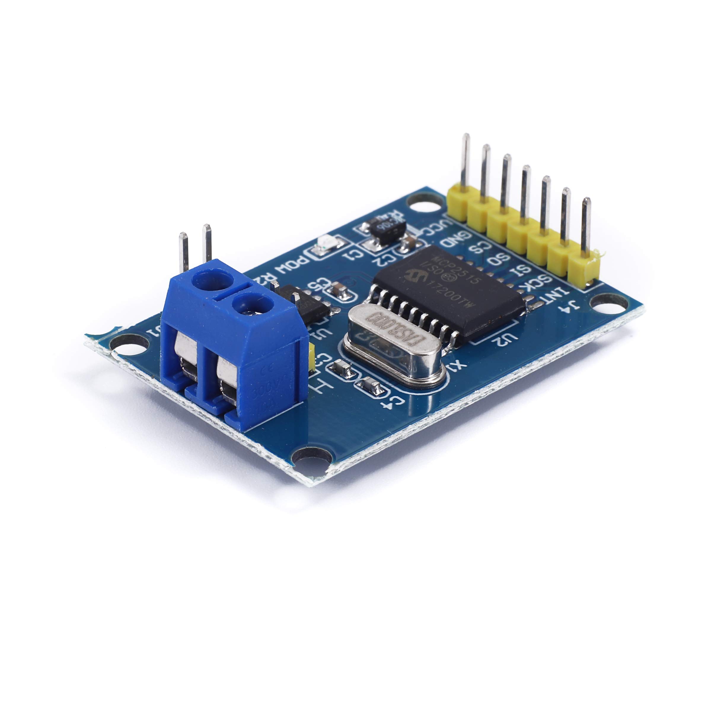 Teyleten Robot MCP2515 CAN Bus Board Module TJA1050 Receiver SPI for Arduino 51 MCU ARM (3PCS)