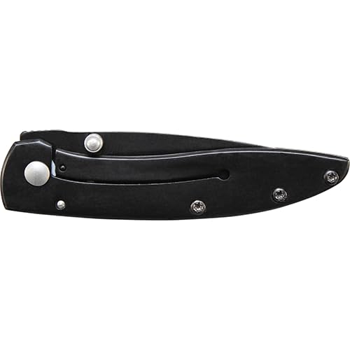 Smith & Wesson CKLPB 5.3in High Carbon S.S. Folding Knife with a 3.2in Drop Point Blade and Stainless Steel Handle for Outdoor, Tactical, Survival and EDC, Multi, One Size