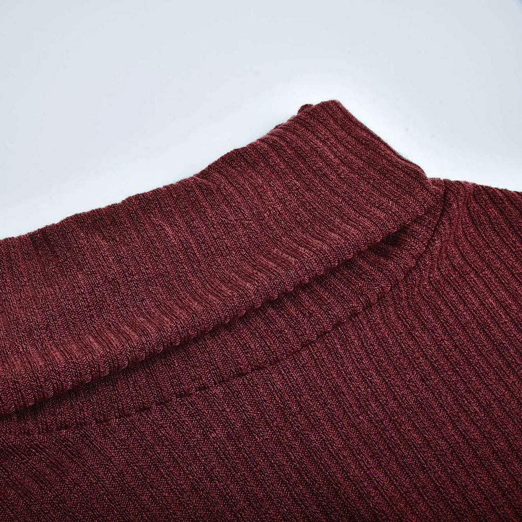 Sweaters for Women Casual,Shirts for Womens Winter Women’s Long Sleeves Knit Sweater Turtleneck Striped Print Loose Pullover Tops Deco with Metal Button