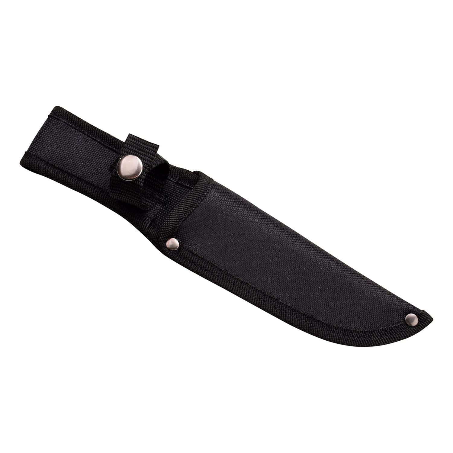 Survivor - Fixed Blade Knife - 10.5-inches Overall, Satin Finish Clip Point Blade w/Sawback, Brown Wood Handle, Includes Nylon Sheath - HK-782S- Hunting, Camping, Survival - Prep. Survive. Thrive.