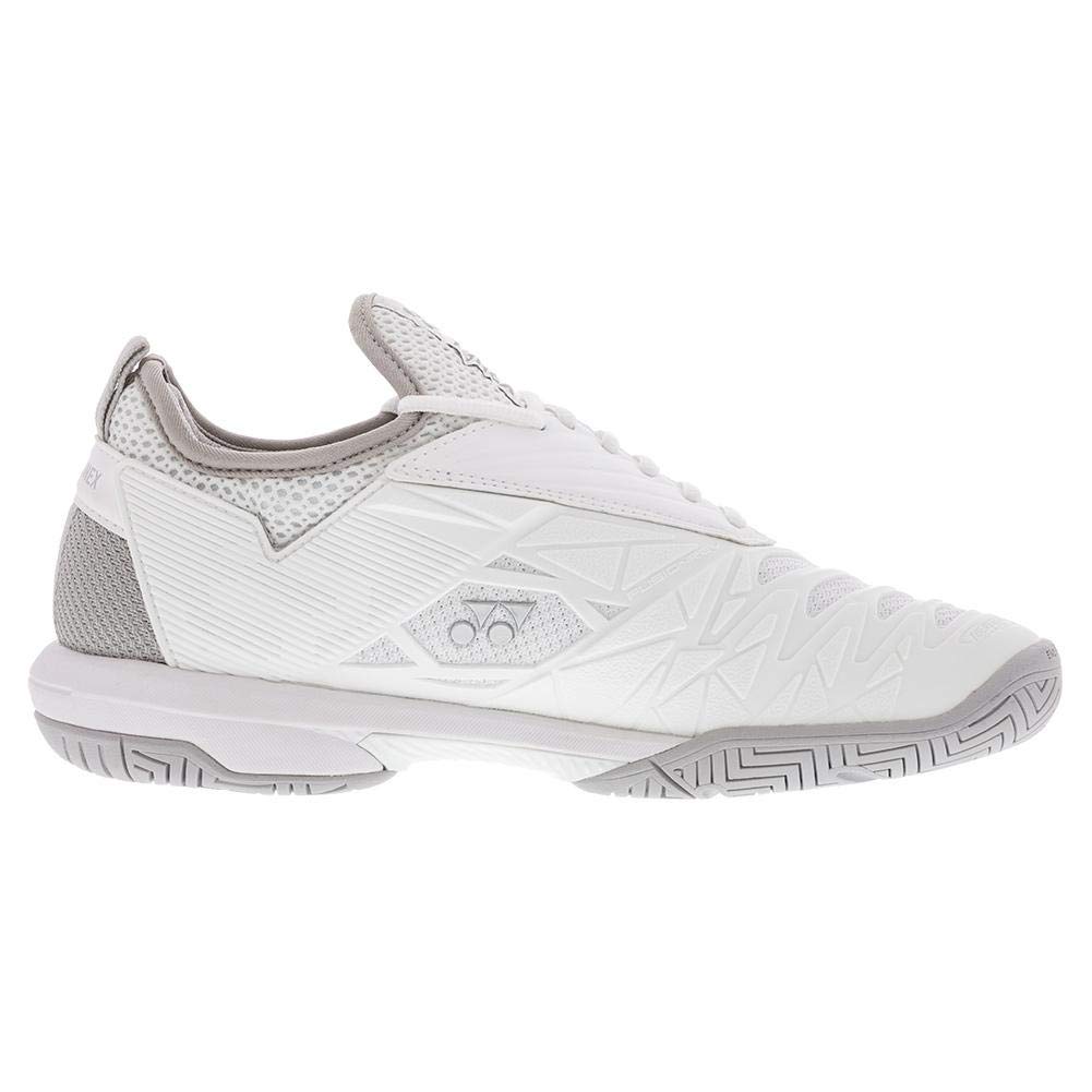 YONEX Women's Fusion Rev 3 Tennis Shoes (White, Numeric_10_Point_5)