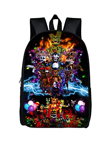 ZEK Cartoon Game Backpack Unisex Backpacks 3d Printing Backpack Sports Double Shoulder Bag Casual Daypacks 1-One Size