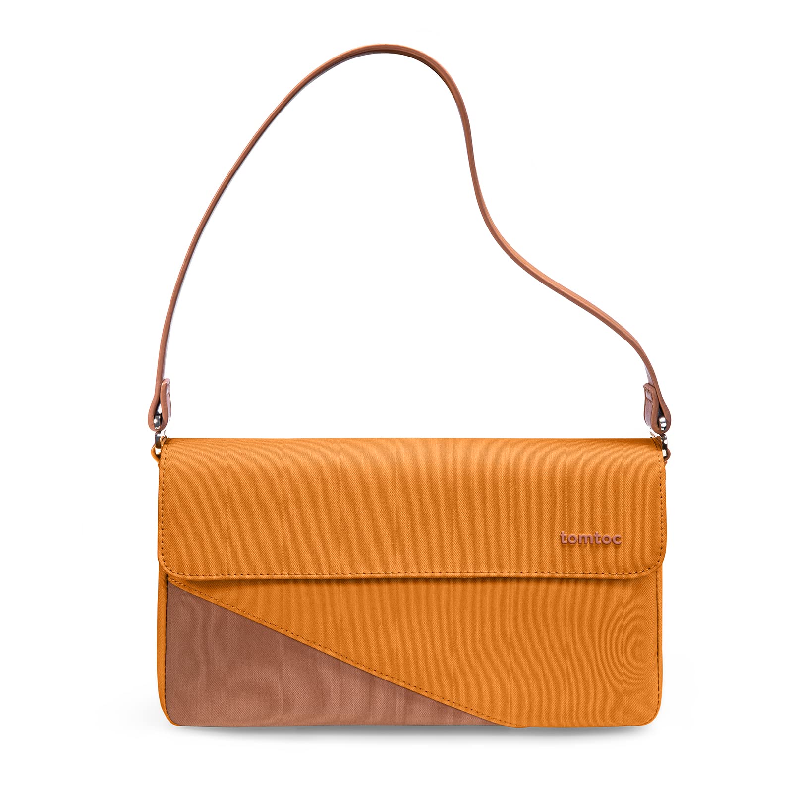 tomtoc Women Small Shoulder tote bag with 2 Removable Straps Underarm Crossbody Clutch Purse Handbag for Girl