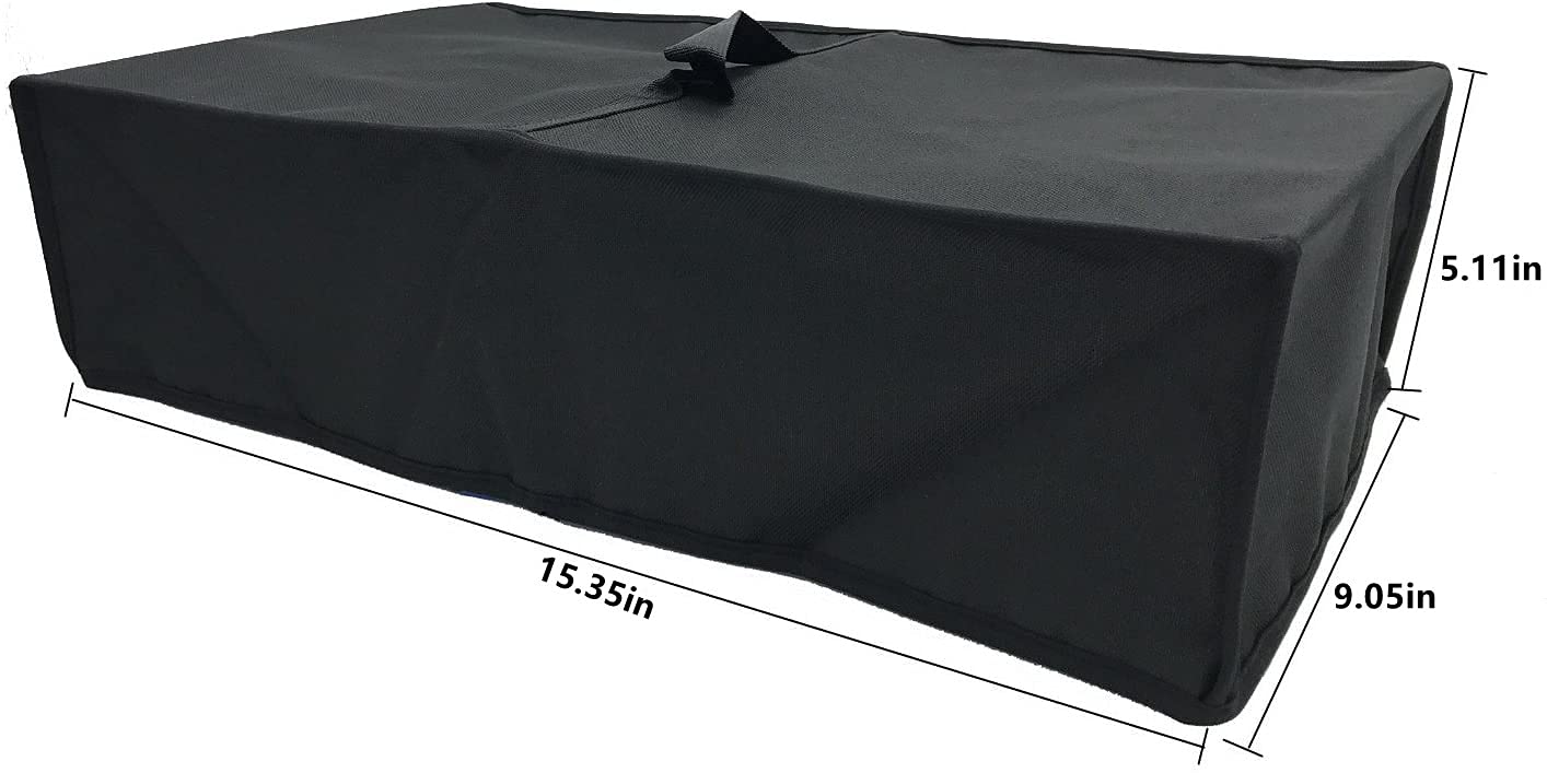 Wanty Black Antistatic Water-Proof Dust-Proof Nylon Fabric Printer Cover Case Protector for Bose Wave Music System IV