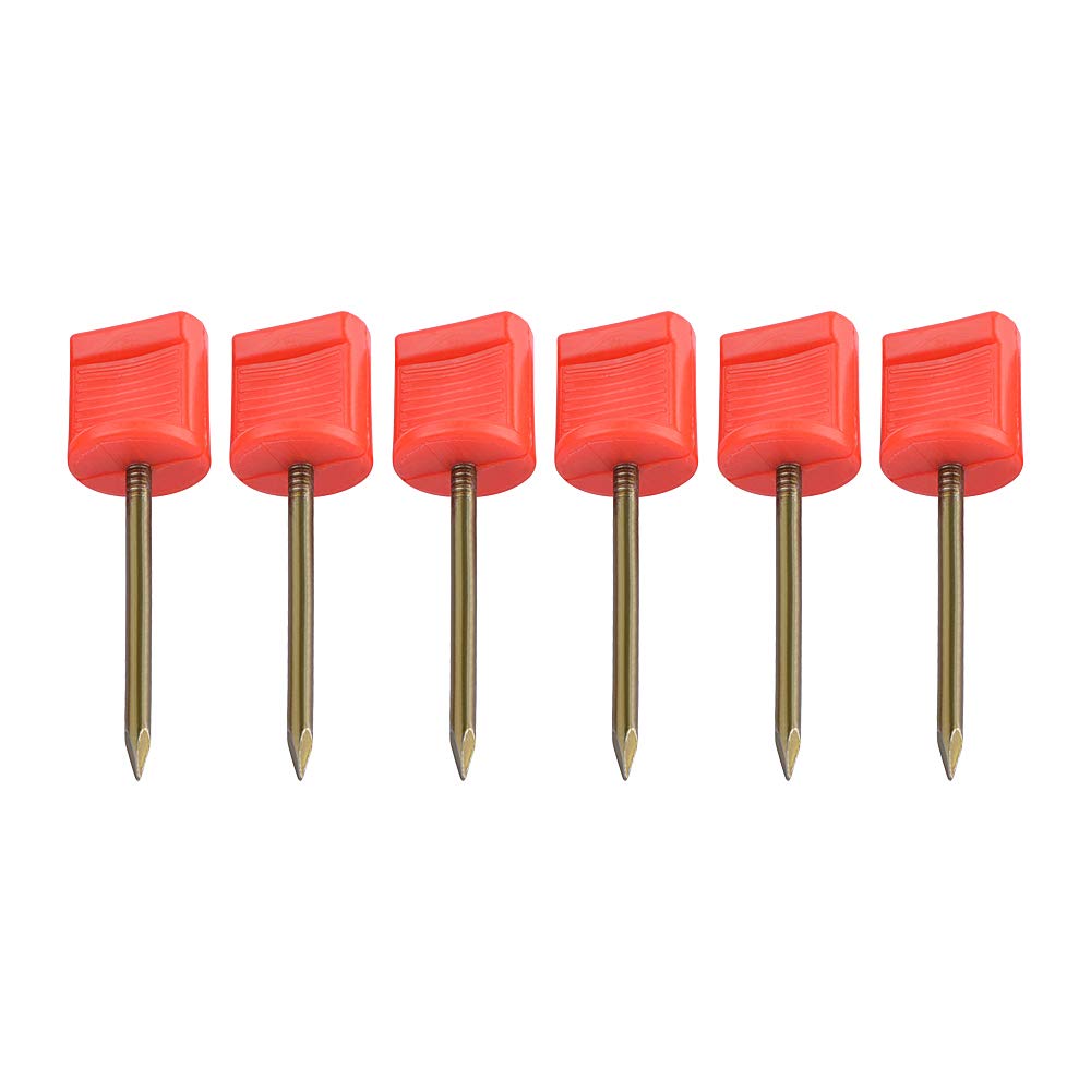 SHARROW 12/24 Pack Target Face Pins for Holding Target Face/Paper on EVA Foam or Grass Target Accessories Archery (24 Pack)