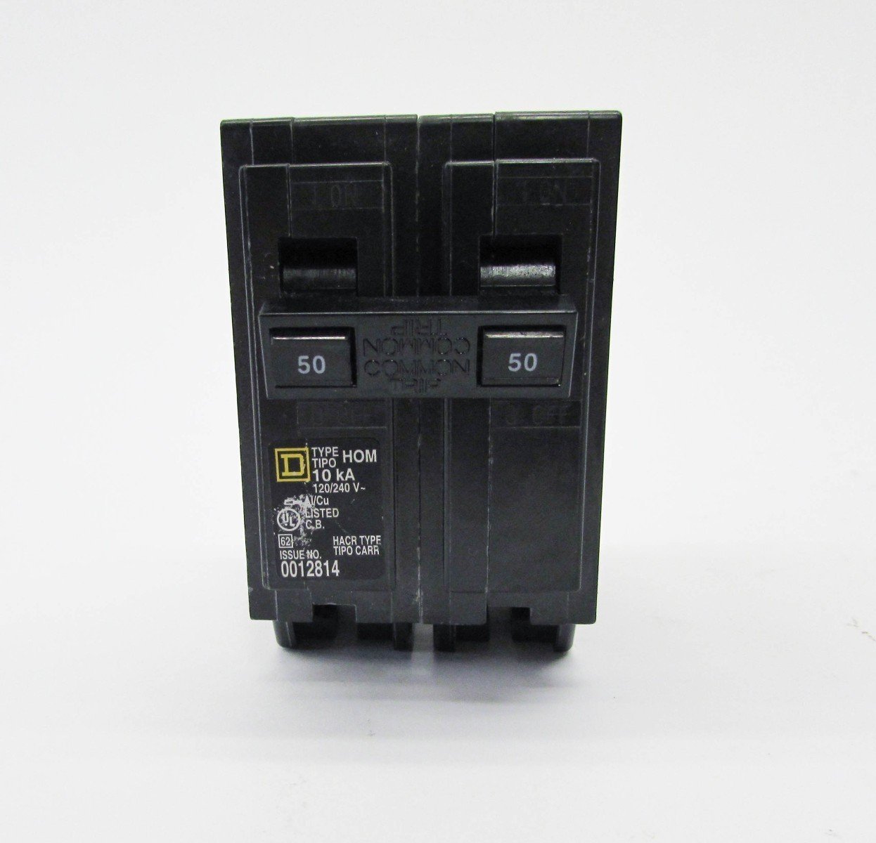 SCHNEIDER ELECTRIC 120/240-Volt 50-Amp HOM250 Miniature Circuit Breaker 120/240V 50A