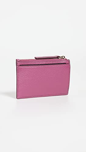 TUMI Women's Zip Card Case, Hibiscus, Pink, One Size