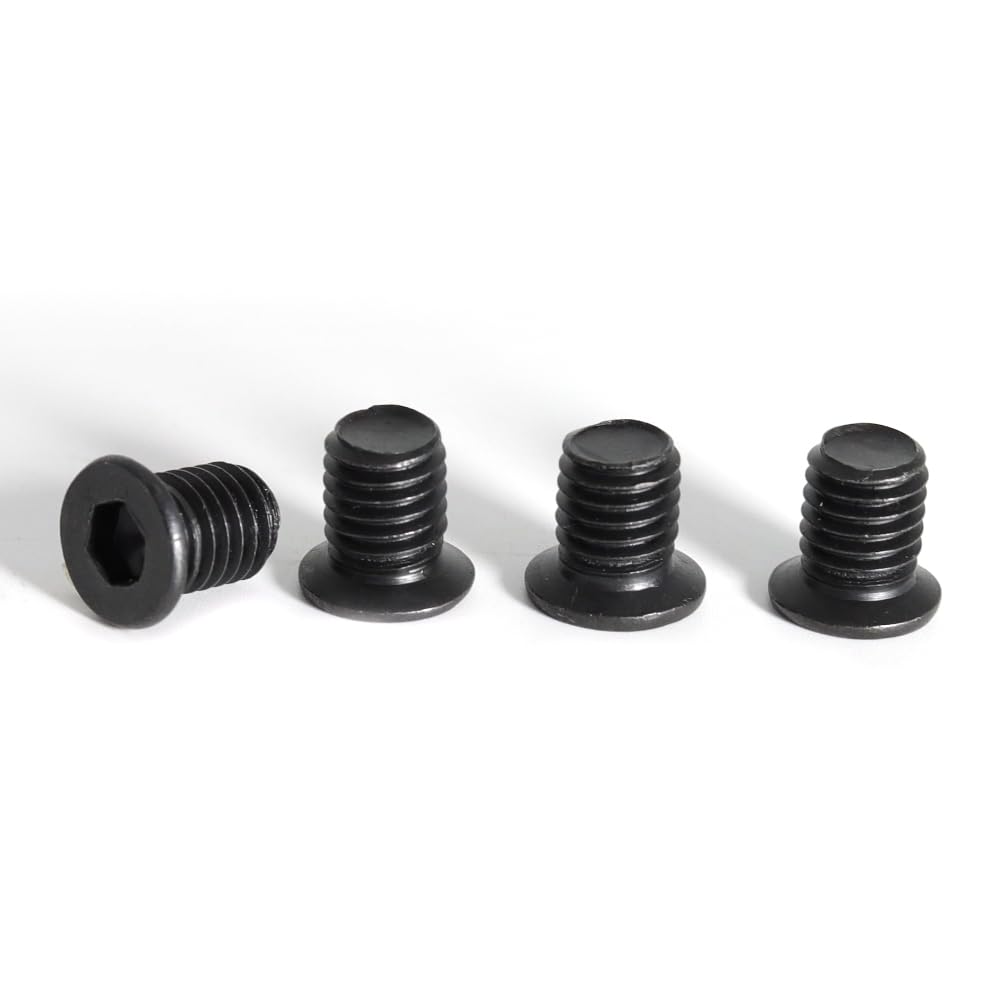 TASP 4 Pcs M10 Wood Chipper Blade Bolts Replacement Garden Shredder Screws Compatible with Sun Joe CJ601E CJ602E Earthwise GS70015