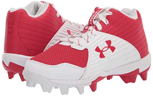Under Armour Boys' Toddler Leadoff Mid RM Jr, Red (600)/White, 10
