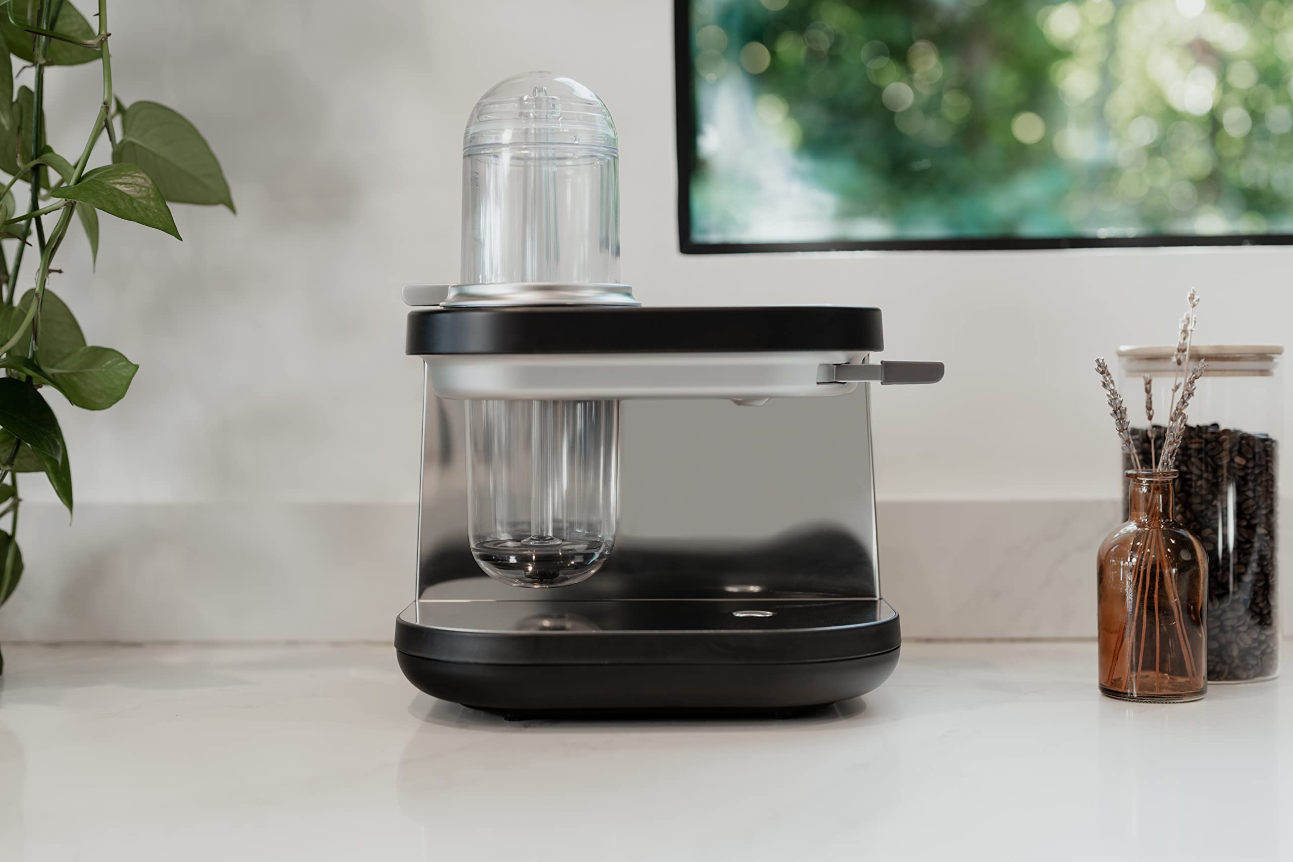 Tiger Siphonysta Automated Siphon Brewing Coffee Maker, Onyx Black