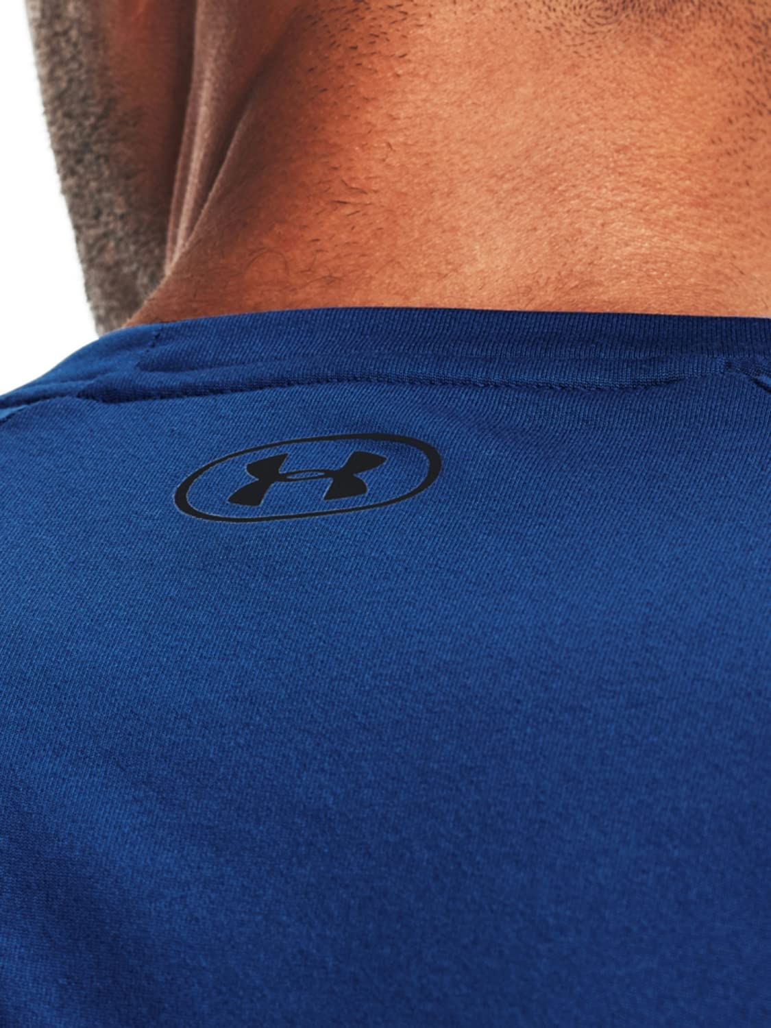 Under Armour Men's Tech 2.0 Lockertag Short Sleeve T-Shirt, Tech Blue (432)/Black, Large
