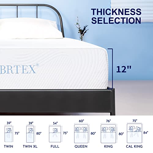 SUBRTEX 11 Inch Full Mattress Gel Memory Foam Mattress With Removable Soft Cover Thick Breathable Full Body Support Cooling Mattress Pad CertiPUR-US Bed In A Box (Full, 11-inch)