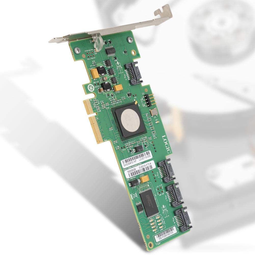 SAS3041E Array Card, 1000MB,s 4 Channels LSISAS1064E LSI SAS3041E HP 4 Port SAS Card for HP Version 4 Port SAS RAID Array Card Controller for RAID