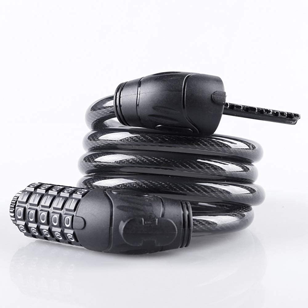 Steel Cable Lock Bicycle Road Mountain Bike Electric Car Universal Password Lock Anti-Theft Lock 1200X12mm