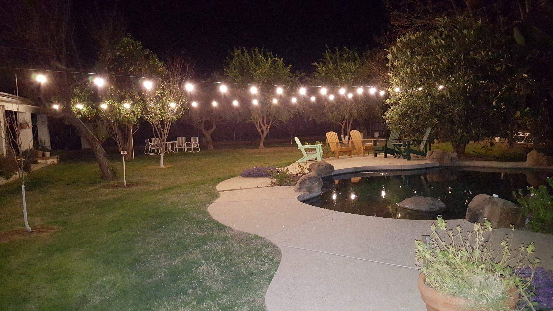 Shatterproof & Waterproof S14 Outdoor String Light Bulb–1W S14 led Bulb-Use to Replace 11W, Warm White 2200K,70LM,Plastic Bulbs, E26 Base(15 Pack)