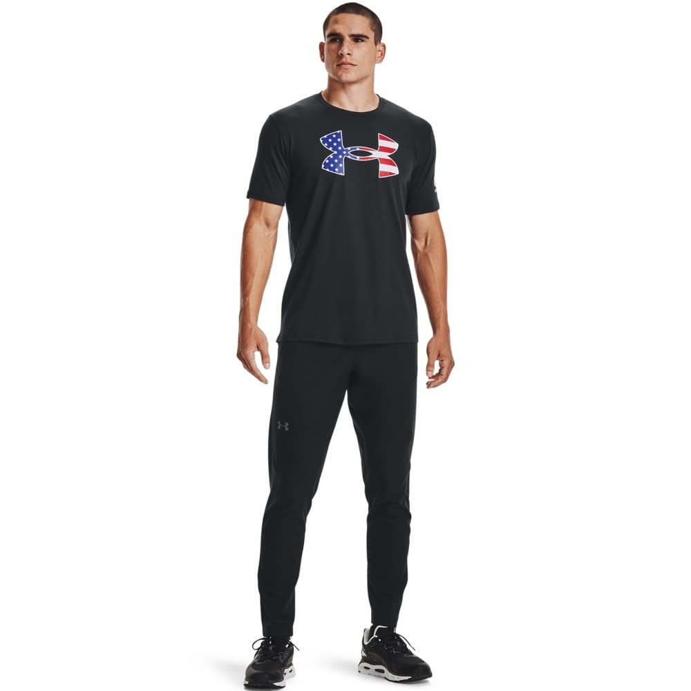 Under Armour Men's New Freedom BFL T-Shirt, Black (001)/White, X-Large