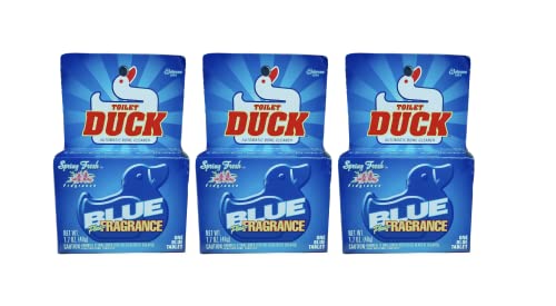 Toilet Duck Automatic Blue Single - 1.7 oz - 3 pk