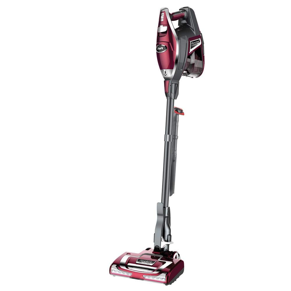 Shark Rocket Truepet Stick Vacuum, Bagless, Red/Gray (Hv322)