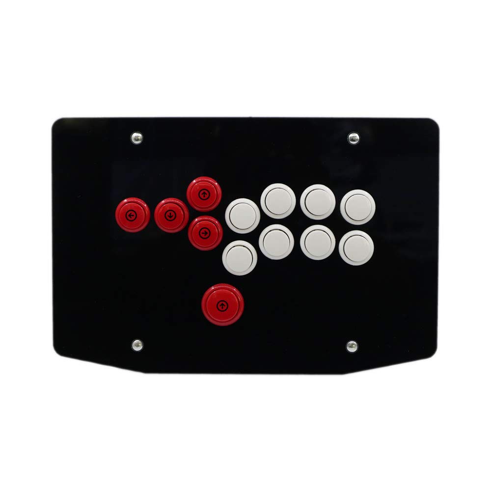 TruBoost FightBox RAC-J502B All Buttons Fight Stick Controller Leverless Style Arcade Joystick For PC USB Steam