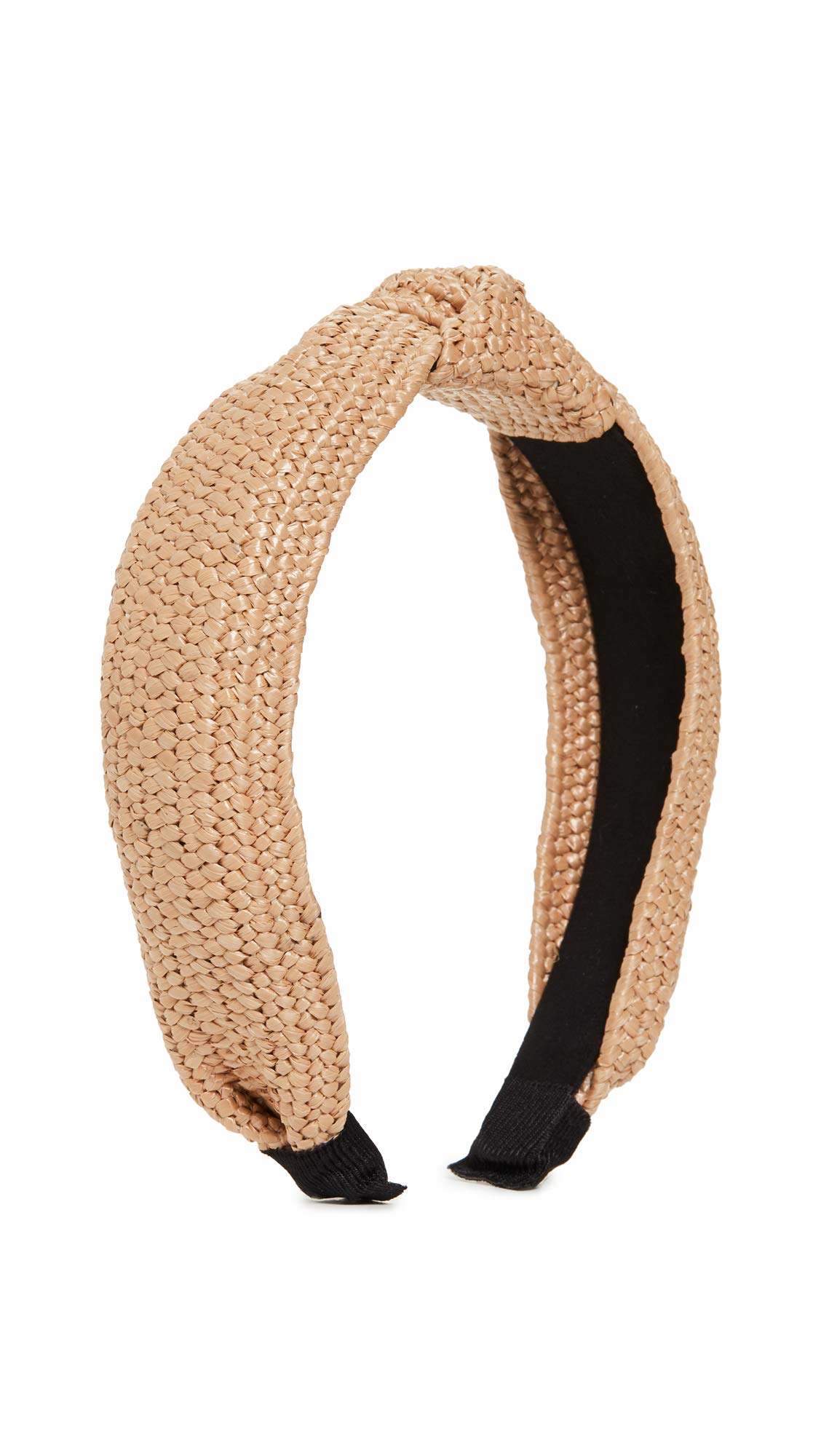 SHASHI Women's Rio Headband, Woven, Tan, One Size