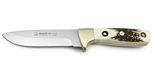PUMA IP Damwild Stag Handle Spanish Made Hunting Knife With Leather Sheath