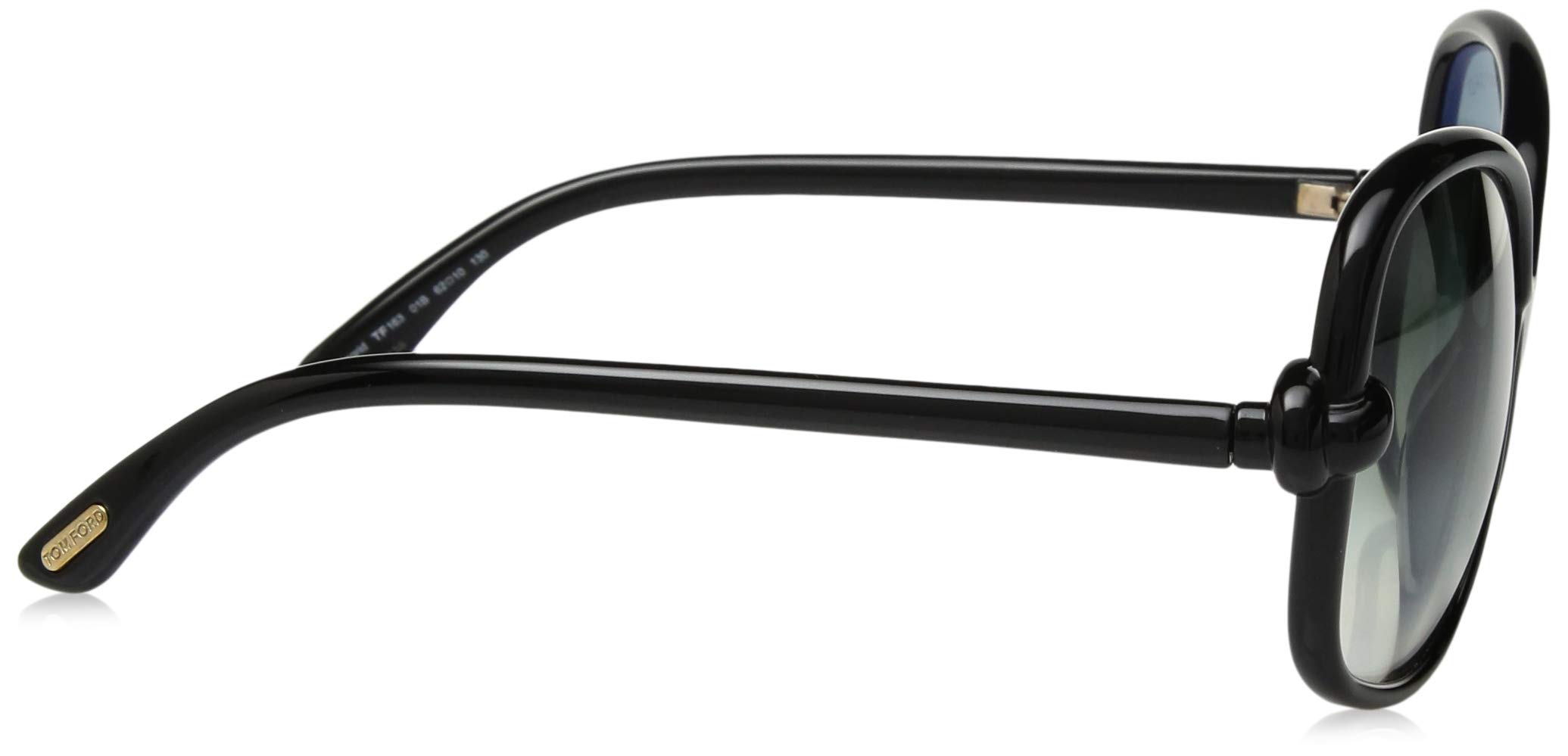 TOM FORD SUNGLASSES TF163 TF 163 01B BLACK INGRID