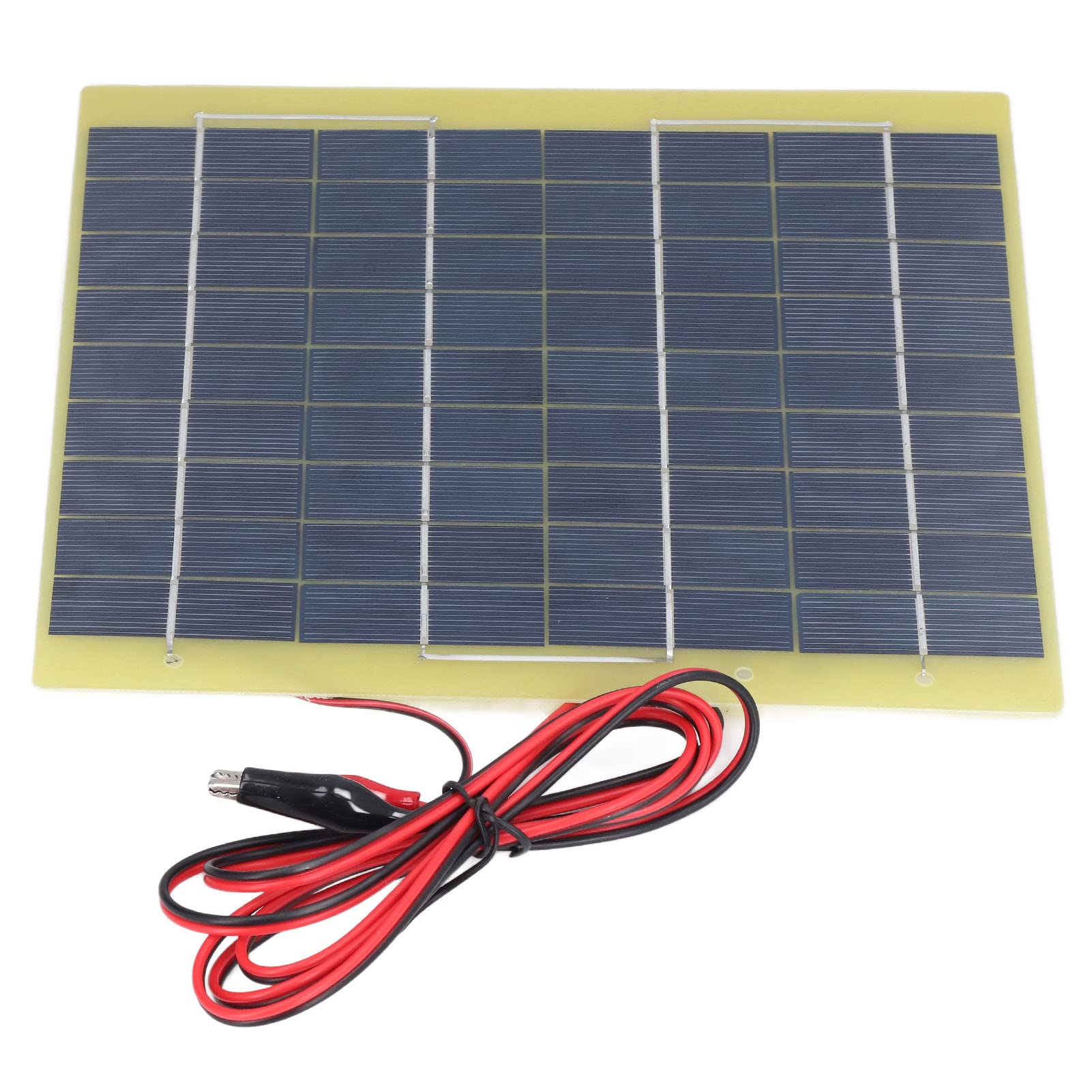Solartable Solar Charger for Charging 12V Battery - High Conversion Efficiency, Low Light 5W 18V, Easy to Carry, Suitable Various Power Electrical