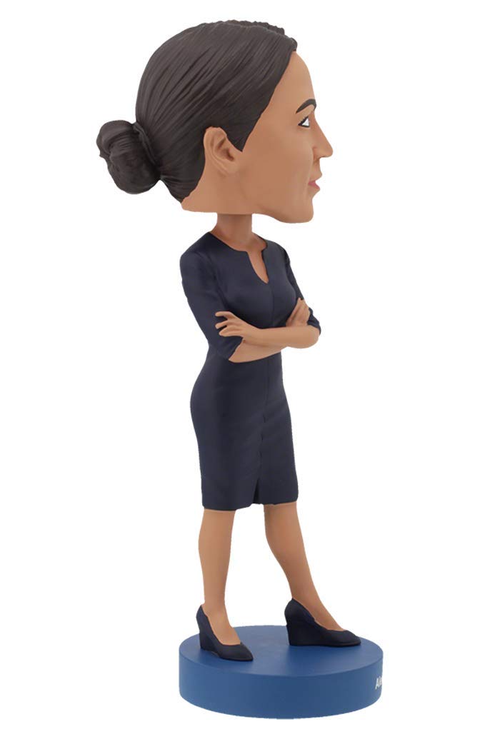 Royal Bobbles Alexandria Ocasio-Cortez Collectible Bobblehead Statue
