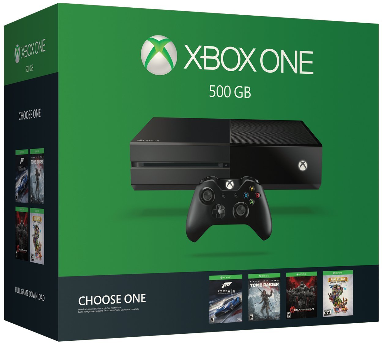 Xbox One 500GB Console - Name Your Game Bundle [Discontinued] (Renewed)
