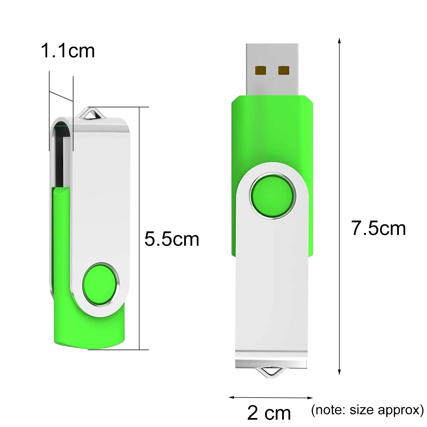 USB for Win 10 Repair Recovery Install Restore Boot Fix Flash Drive, 32&64 Bit Systems Home&Professional, Antivirus Protection&Drivers Software, 16 GB USB for Desktop&Laptop - Green
