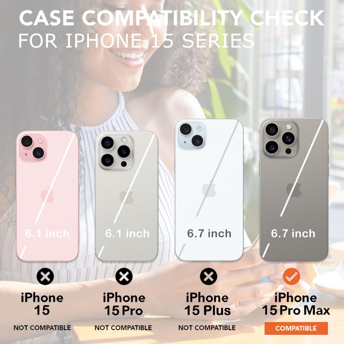 uCOLOR Compatible with iPhone 15 Pro Max 6.7" Wallet Case with Card Holder Slot Folio Flip Leather Kickstand Magnetic Clasp RFID Blocking Design Cover 15PM 6.7 Inch (Navy Blue Flowers)