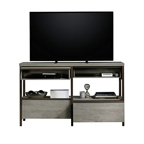 Sauder Manhattan Gate Credenza, for TVs up to 60", Mystic Oak Finish
