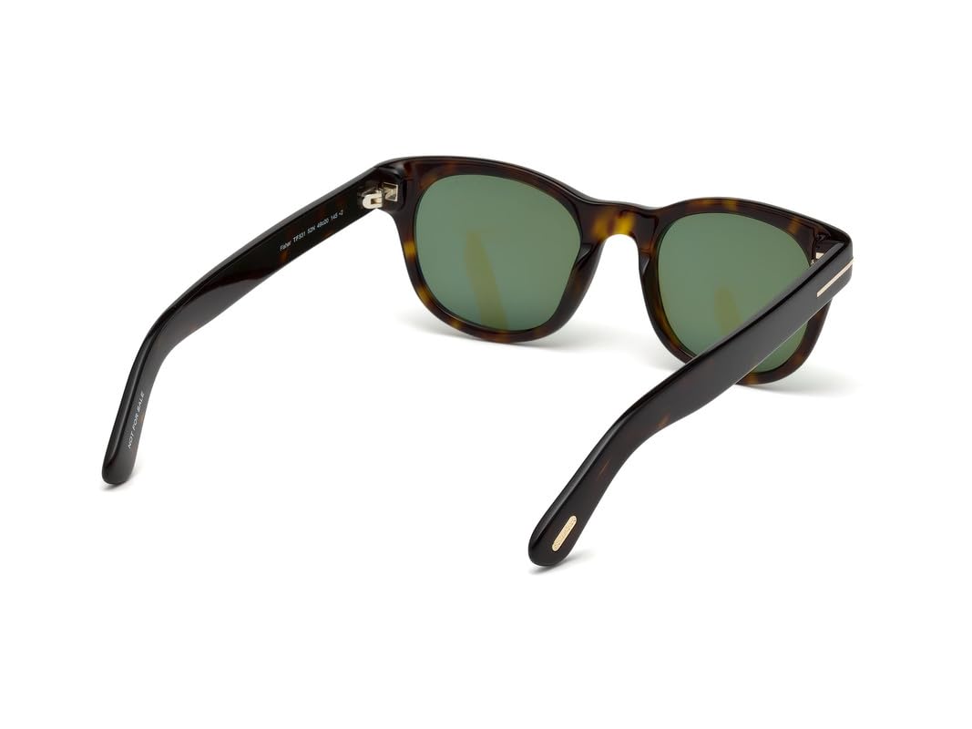 Tom Ford Unisex Sunglasses TF531 Fisher 52N Dark Havana 49mm FT0531