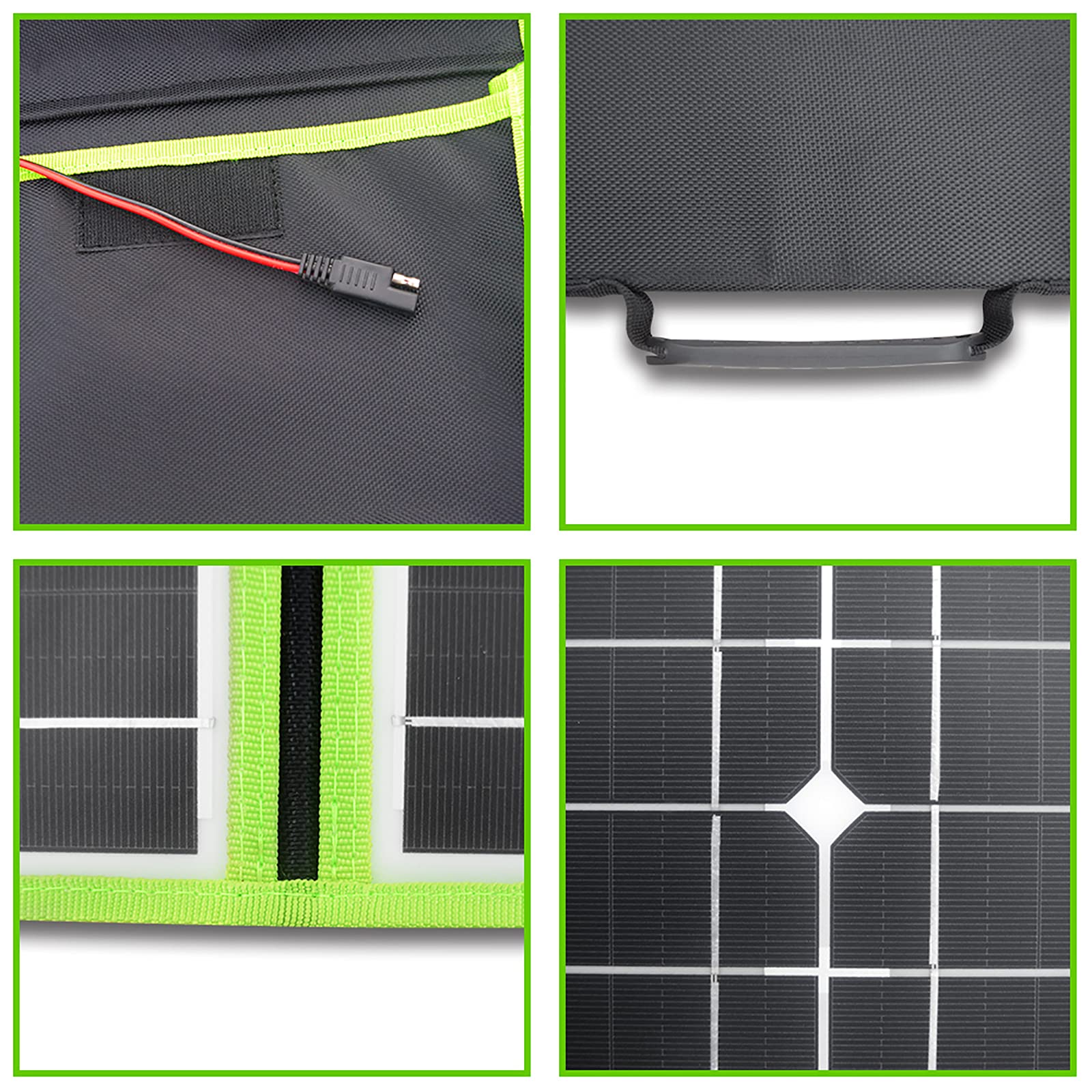 YUANFENGPOWER 100W 12V Foldable Solar Panels Kit Portable Solar Charge with 10A Controller for 12v/24v Battery, Camping, Travel RV Outdoor