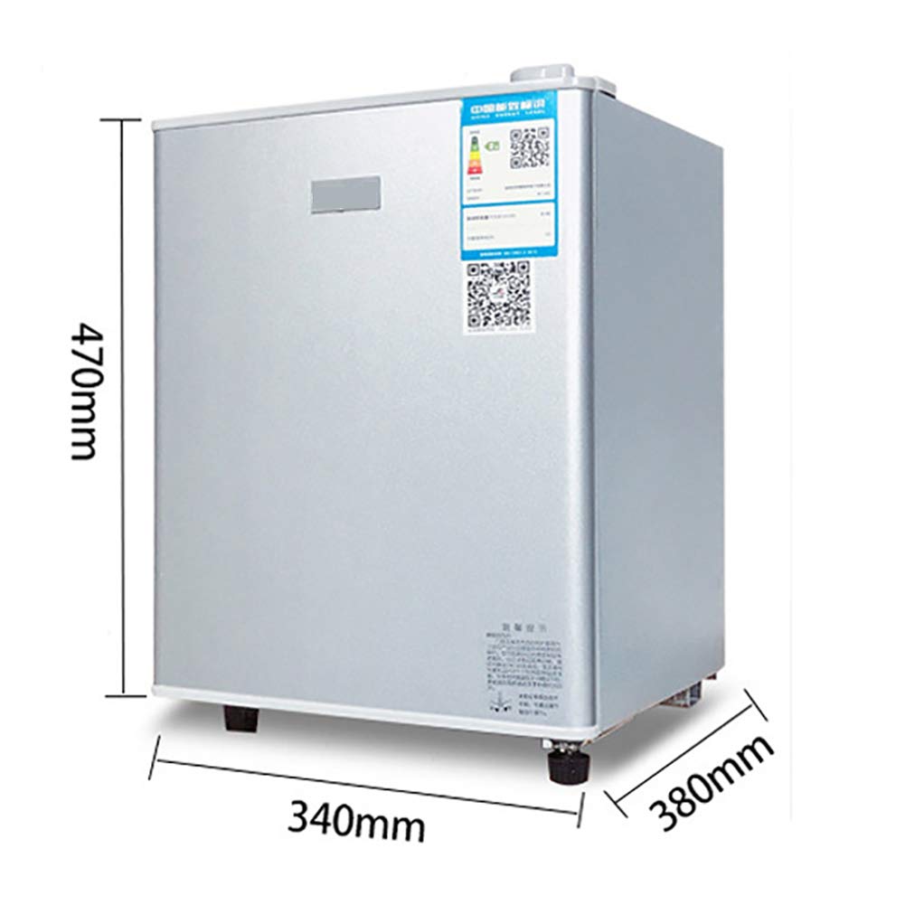 TOPYL Compact Refrigerators,50L Large Capacity Thermoelectric 220v Low Energy Small Fridge,Super Quiet Single Door Mini Fridge Silvery