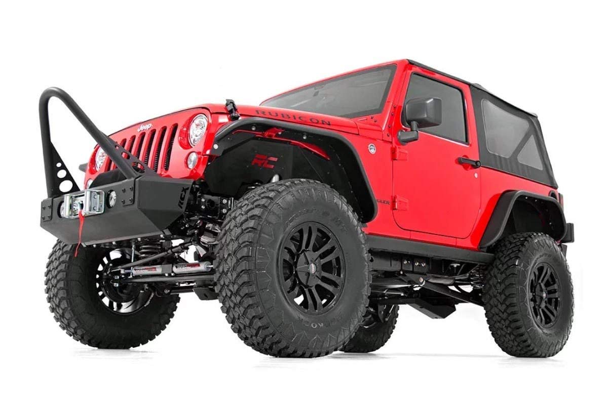 Rough Country Front Inner Fenders for 2007-2018 Jeep Wrangler JK - 1195