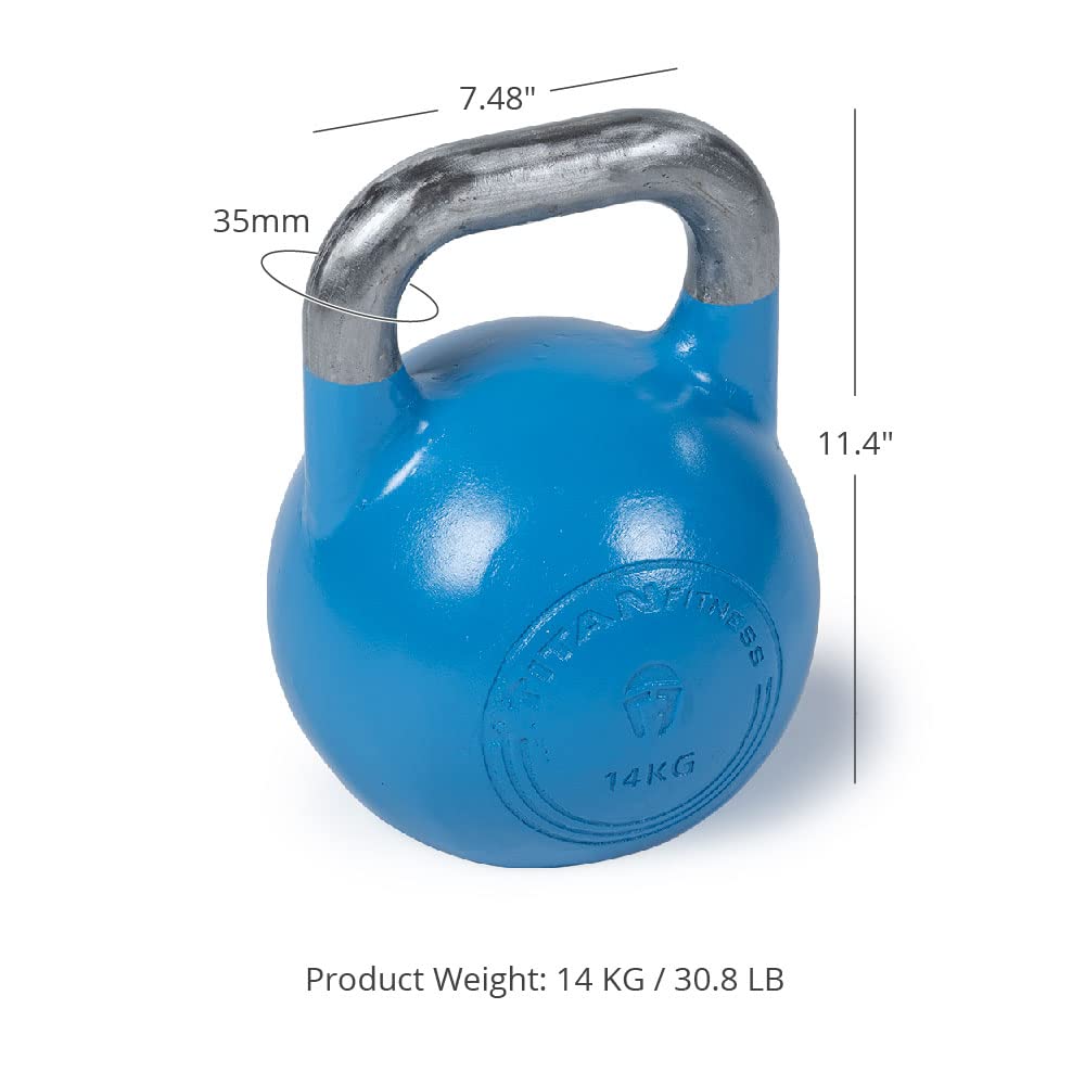 Titan Fitness Competition Style Kettlebell 14 KG Steel, Workout, Strength, Power