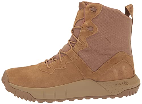 Under Armour Women's Micro G Valsetz Lthr Military and Tactical Boot, Coyote (200)/Coyote, 9.5 M US