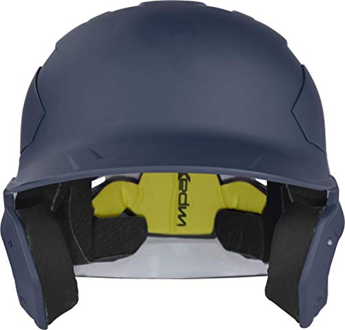 Rawlings | MACH CARBON Baseball Batting Helmet | Medium (7 1/8" - 7 1/4") | Navy