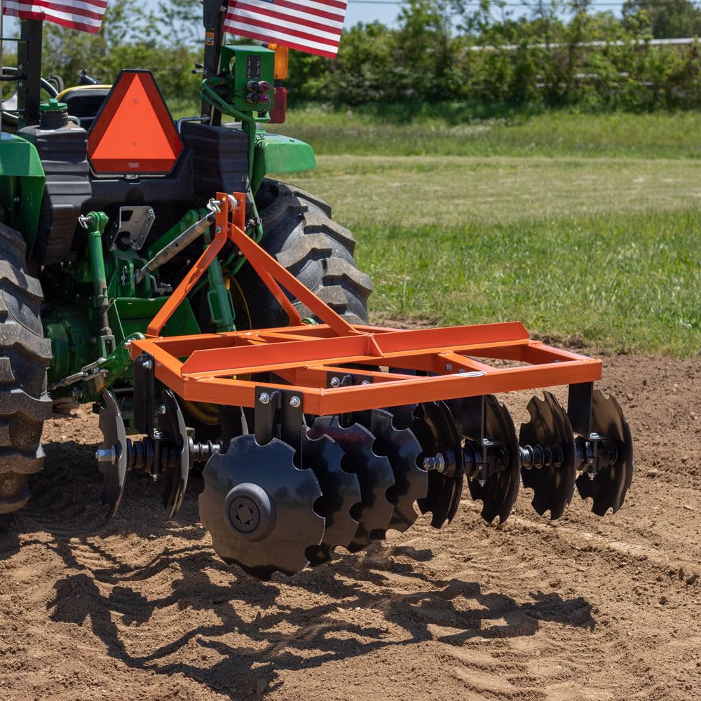 Titan Attachments Notched Disc Harrow 5 ft. 3 Point Category 1