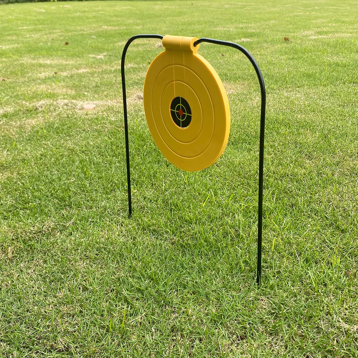 Two in One Self-Healing Spinner Target, 8 Inches Gong Target, Shooting Targets for Gun - Rifle - Pistol - Airsoft - BB Gun - Air Rifle