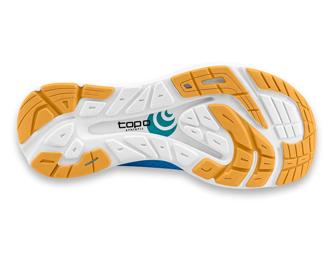 Topo Athletic Women's Cyclone Comfortable Lightweight 5MM Drop Road Running Shoes, Athletic Shoes for Road Running, Sky/Gold, Size 8.5